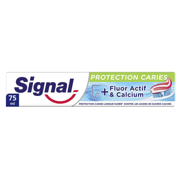 Signal cavity protection toothpaste with active fluoride and calcium 7 ...