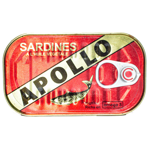 Apollo sardines in vegetable oil rich in omega 3 90g – Shoppi (S&K)