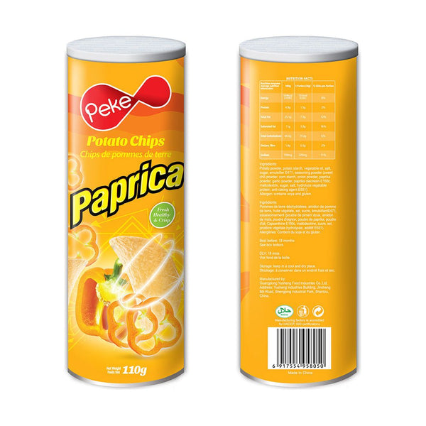 Peke paprika potato chips 110g – Shoppi (S&K)